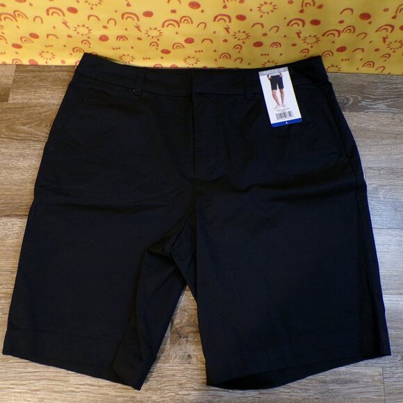 Matty M | Shorts | Matty M Womens Nwt Bermuda Shorts Flat Front Navy ...